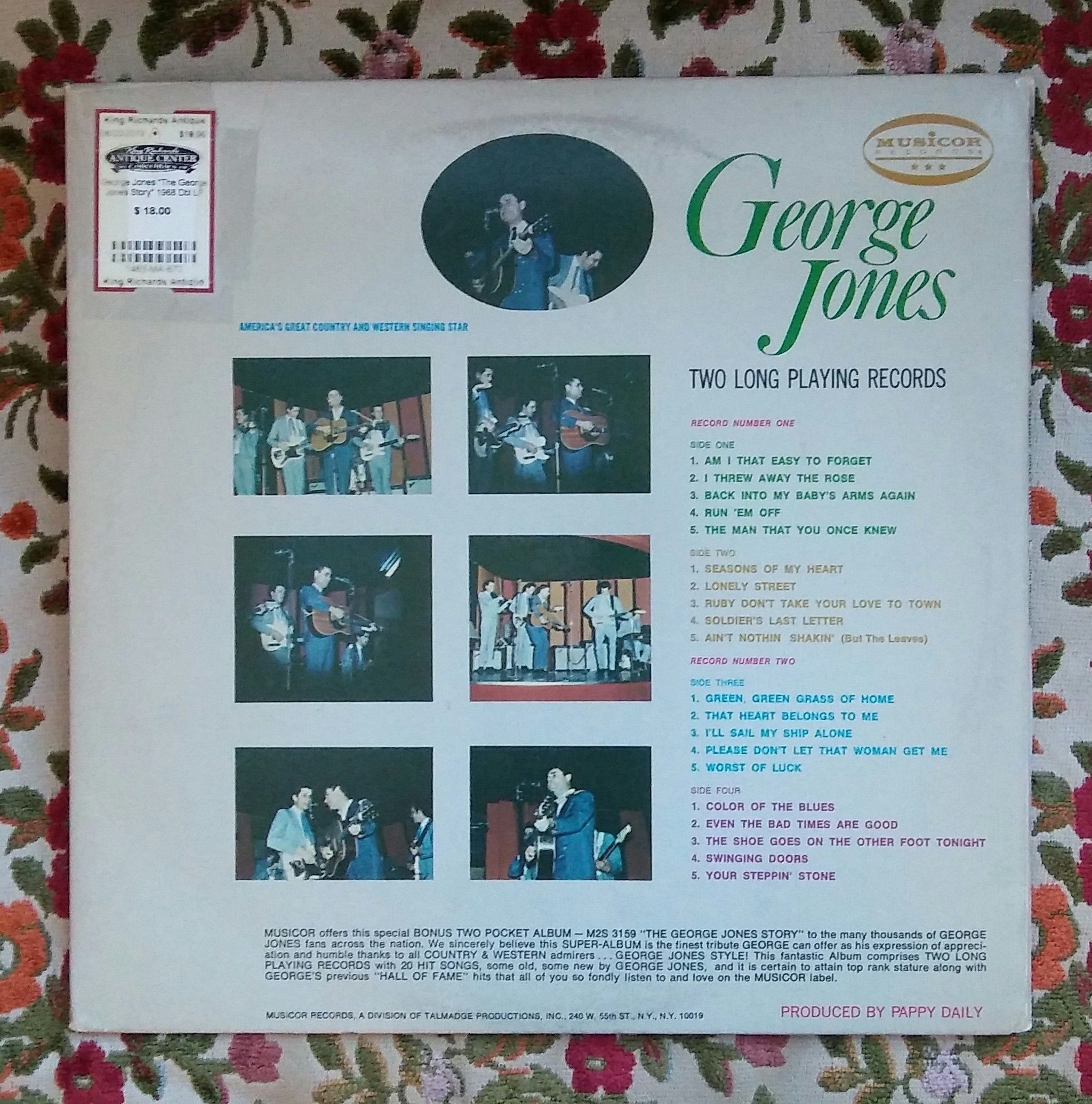 George Jones the George Jones Story 1968 Dbl LP - Etsy