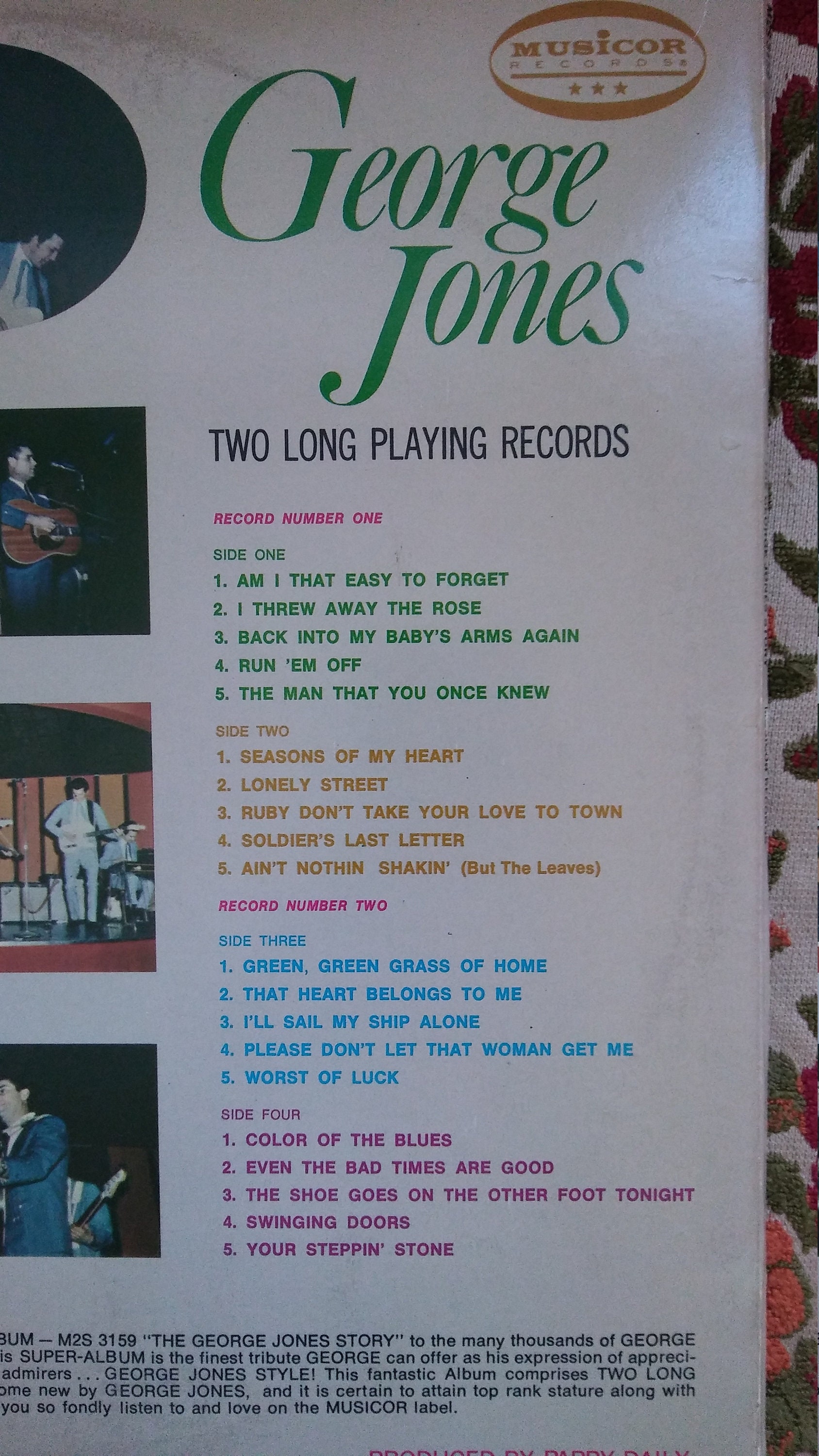 George Jones the George Jones Story 1968 Dbl LP - Etsy