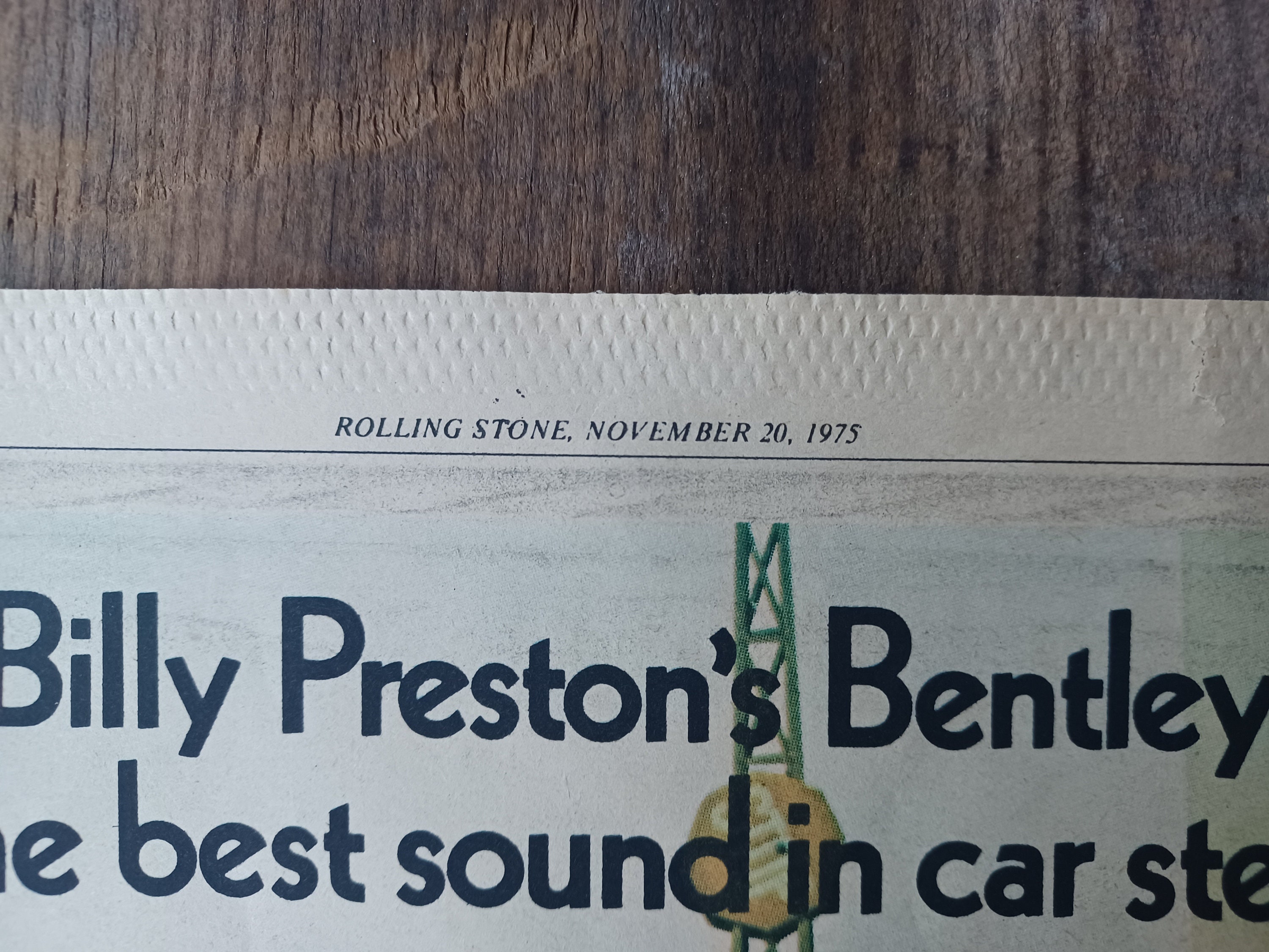 Vtg 1975 Billy Preston Craig Powerplay Car Stereo Rolling Stone ...