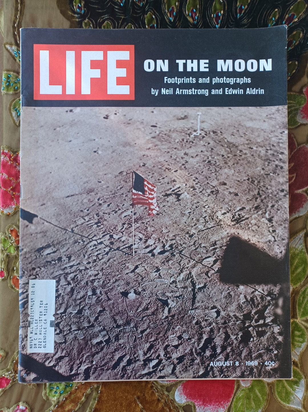 Vtg Moon Landing Life Magazine August 1969 - Etsy