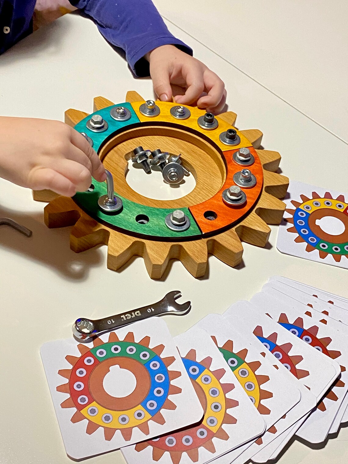 Busy Puzzle Montessori Busy Board Basic Skills Educational - Etsy