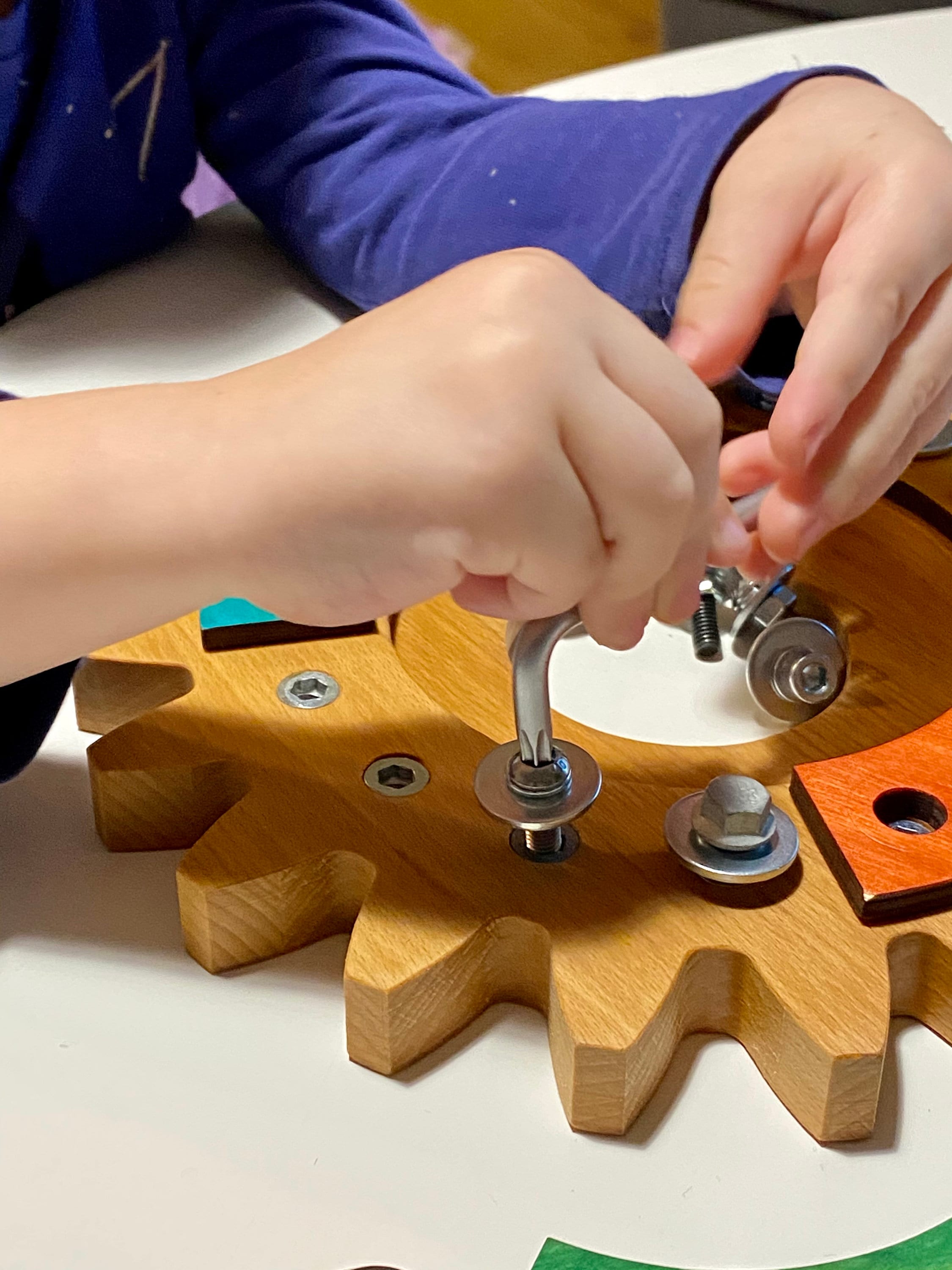 Busy Puzzle Montessori Busy Board Basic Skills Educational - Etsy