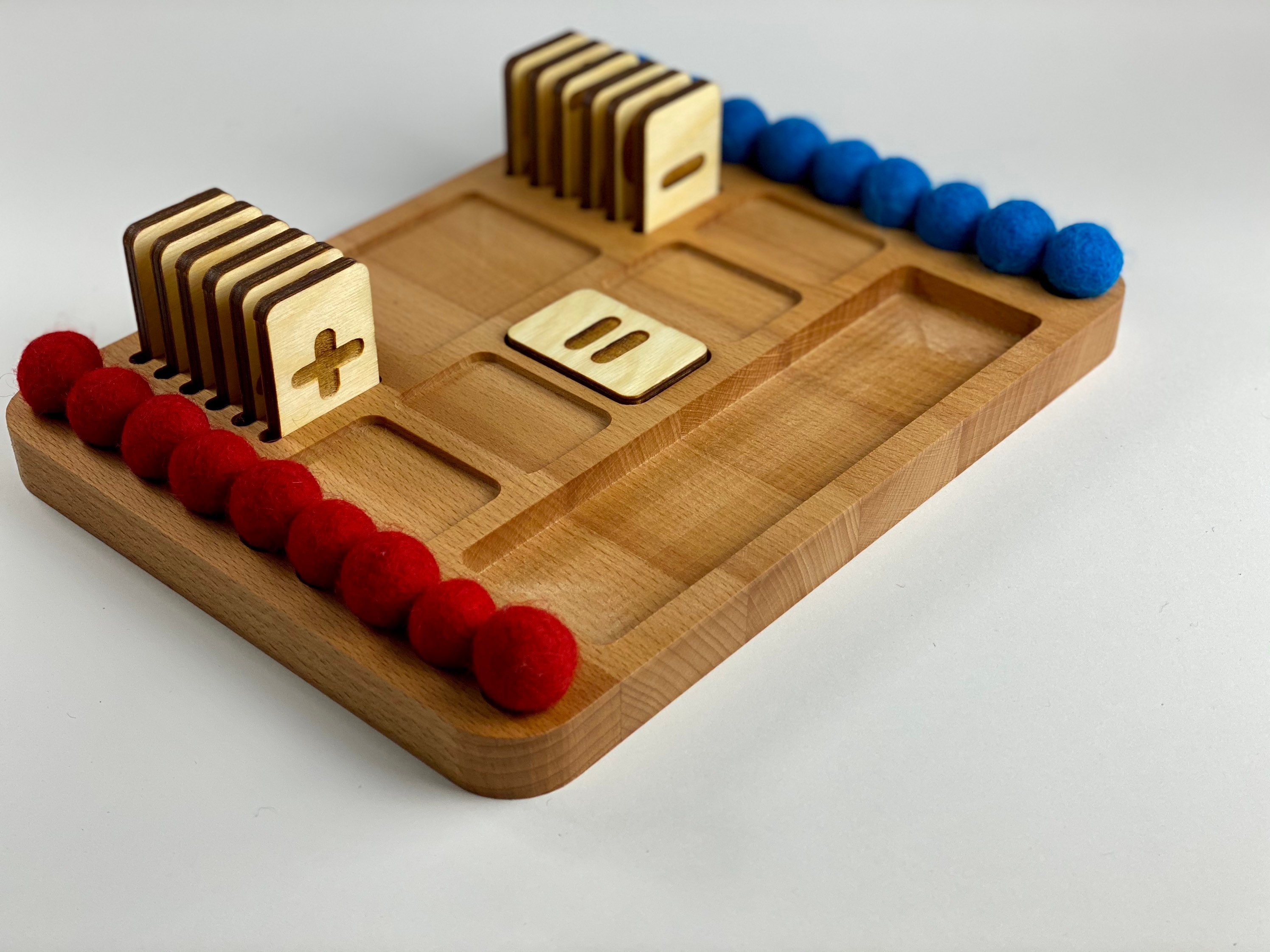 Montessori Wooden Math Board Learning Math Waldorf | Etsy