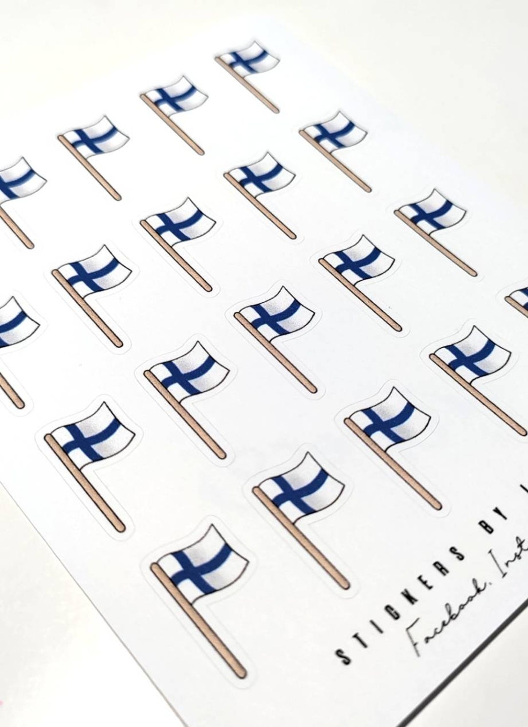 Finnish Flag stickers, Suomi Finland suomenlippu - Etsy España