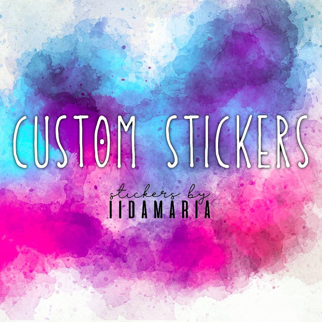 Custom Stickers - Design Your Own Text Stickers, Tilaustarrat ...