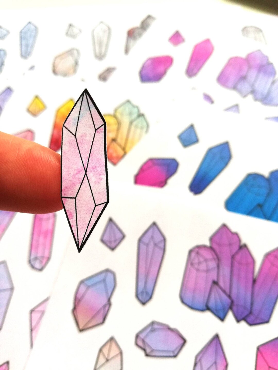 Crystal Stickers, Different Colors - Etsy