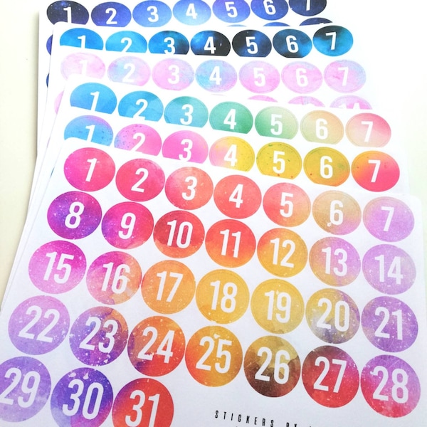 Watercolor by Number - Etsy