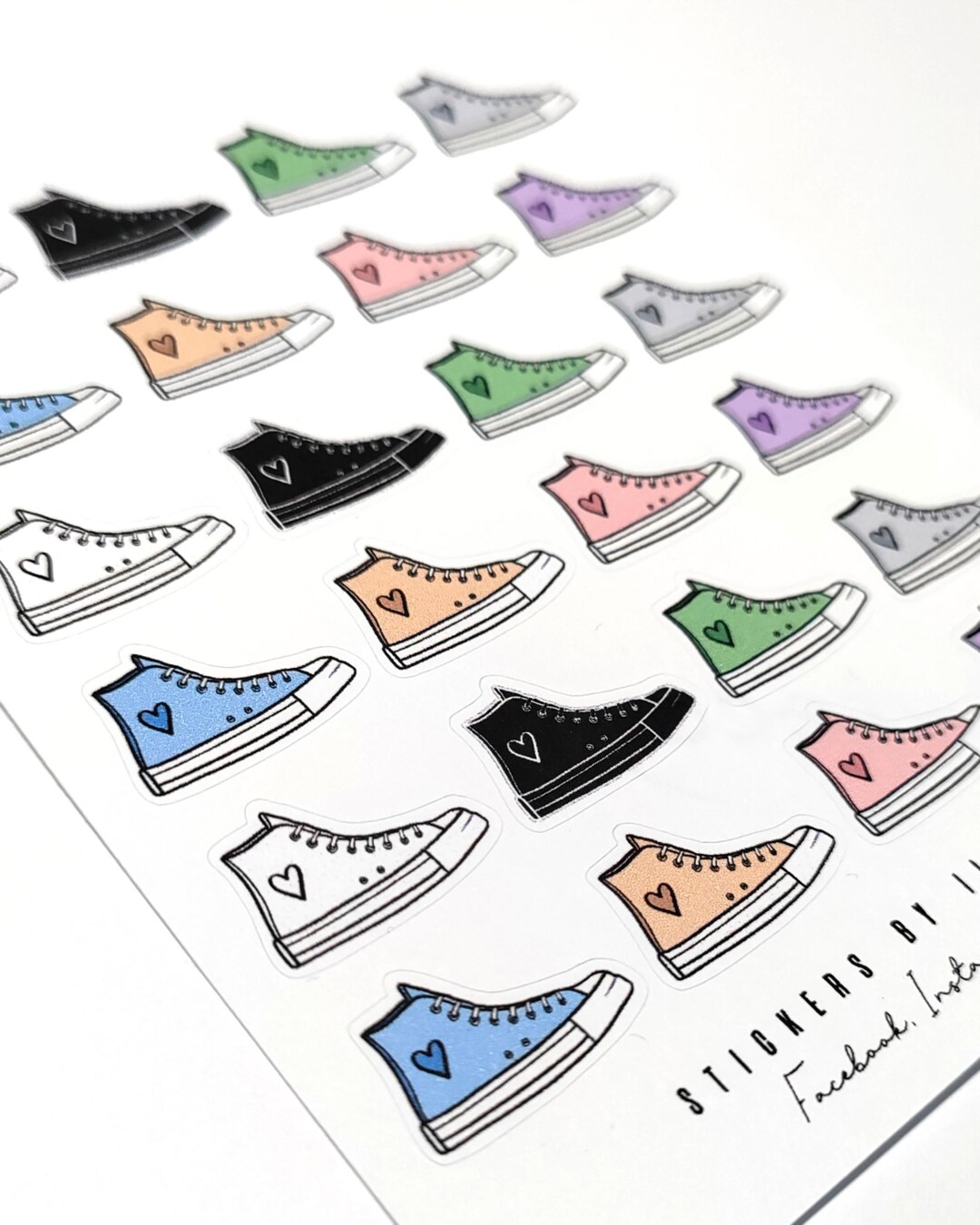 Sneaker Stickers, Steps Running Walking - Etsy