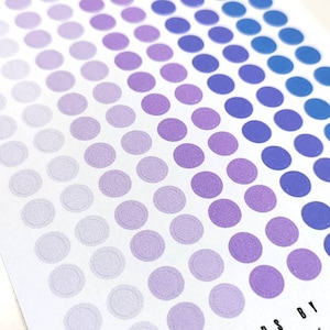 Small Dot Stickers, 9 Different Colors Colorful Ball Dot Spot Sticker ...