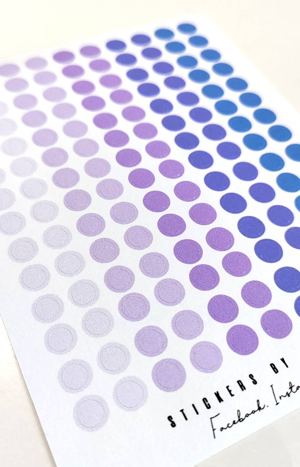 Small Dot Stickers 9 Different Colors Colorful Ball Dot Spot - Etsy UK