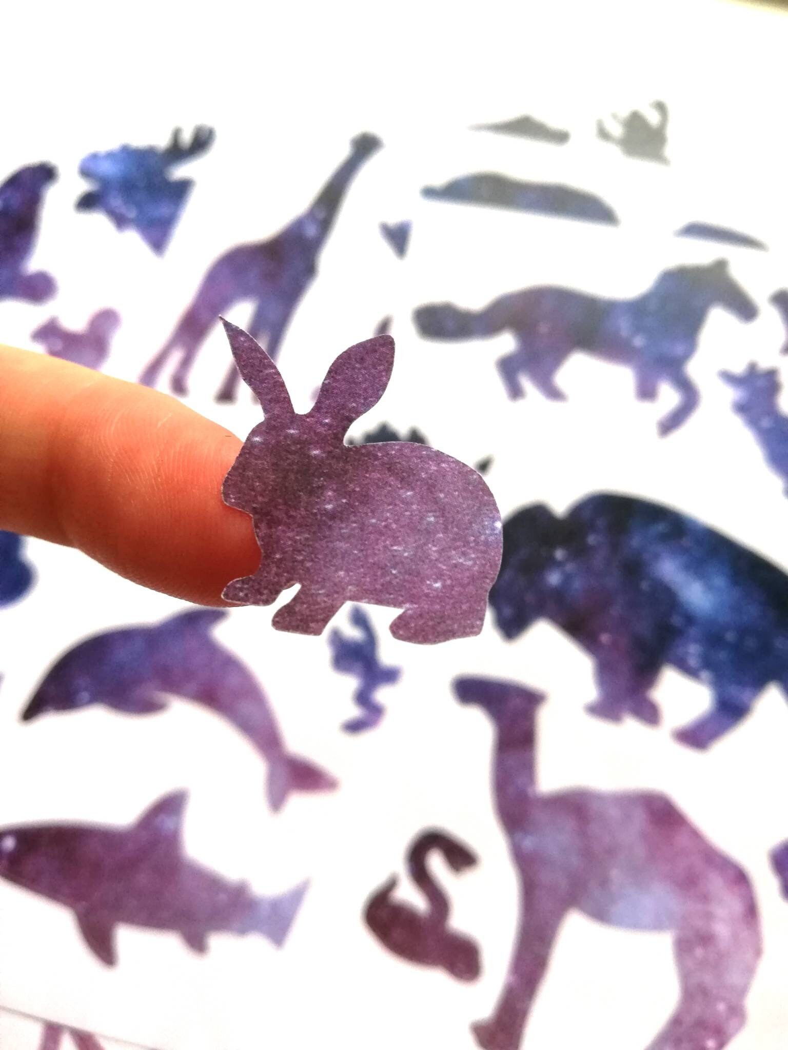 Galaxy Animal Stickers different groups of animals | Etsy