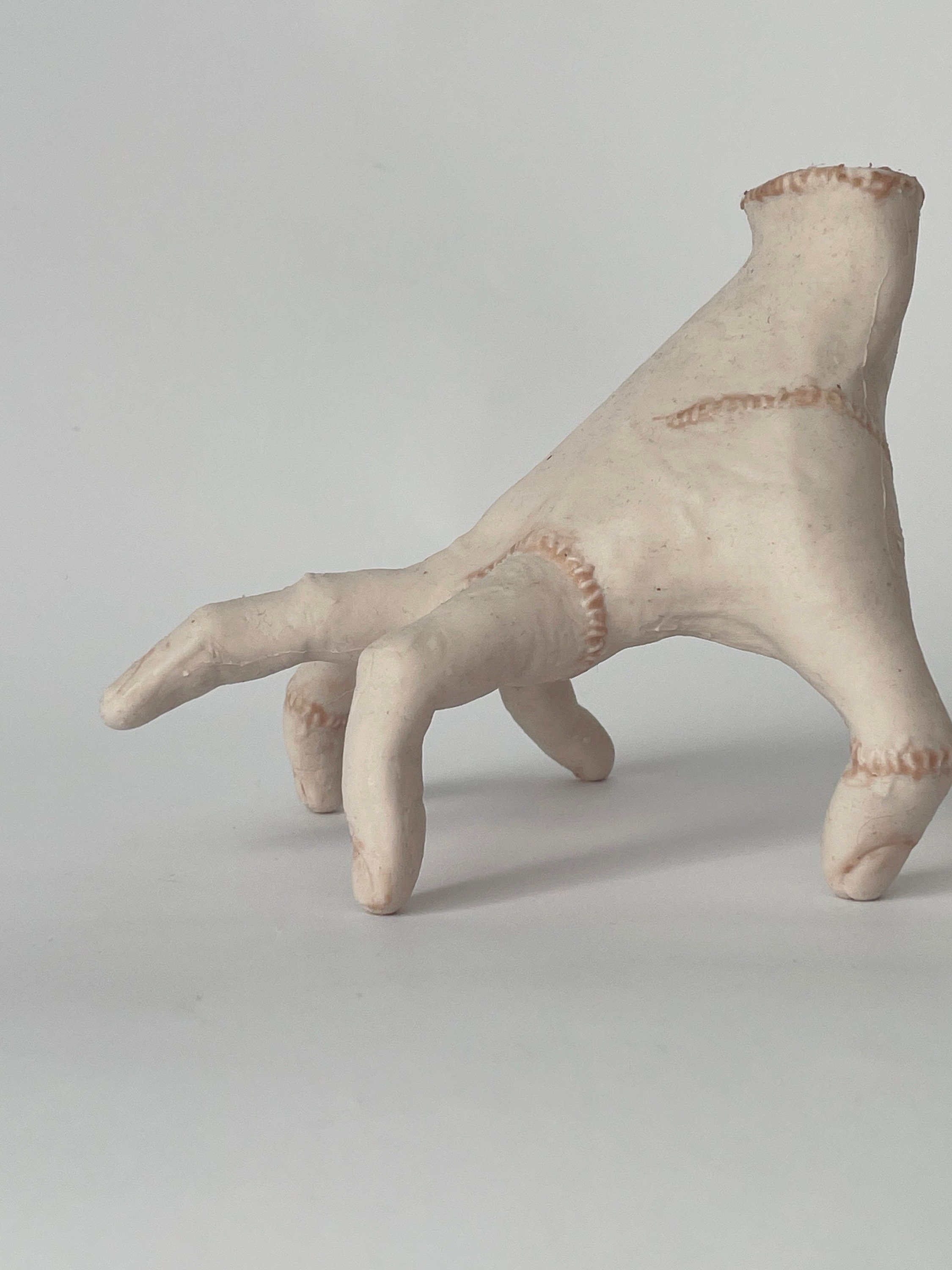 Flexible Poseable Thing Hand Silicone Addams Family Wednesday Sculpture ...