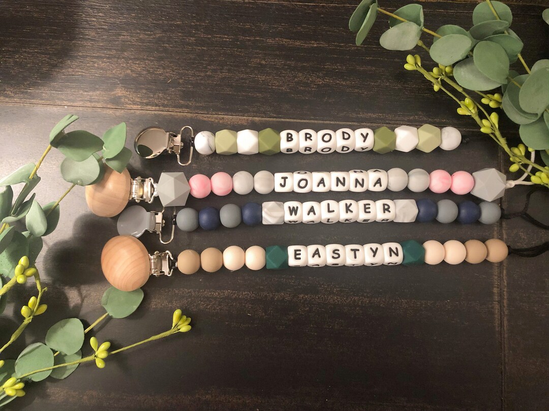 Custom Paci Clips - Etsy