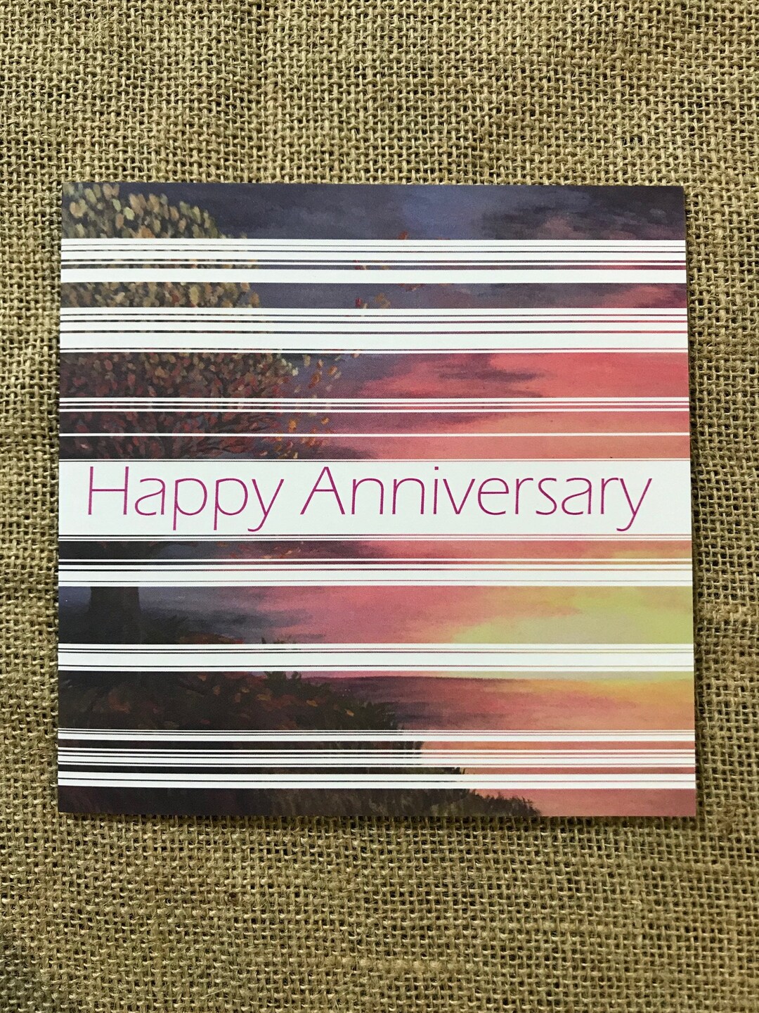Happy Anniversary Greeting Card Square - Etsy
