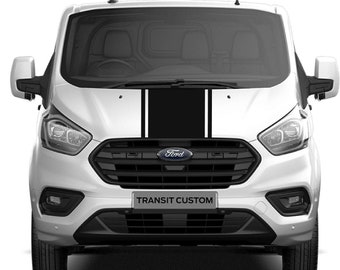 Ford Transit Custom Side Stripes Decal Any Colour Stickers Both Sides ...