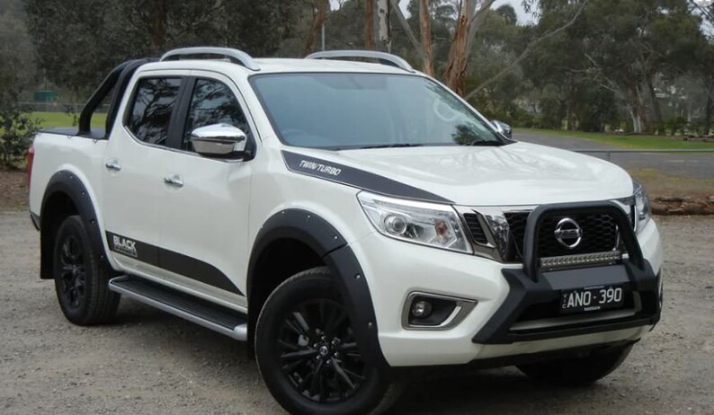 Fits Nissan Navara Side Bonnet Rear Stripe Decals Graphics Stickers Any ...