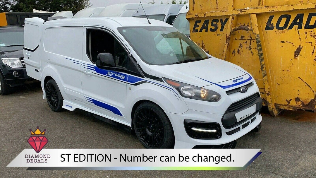 Ford Transit Connect M Sport Graphics Kit Side Bonnet Rear Decals ...