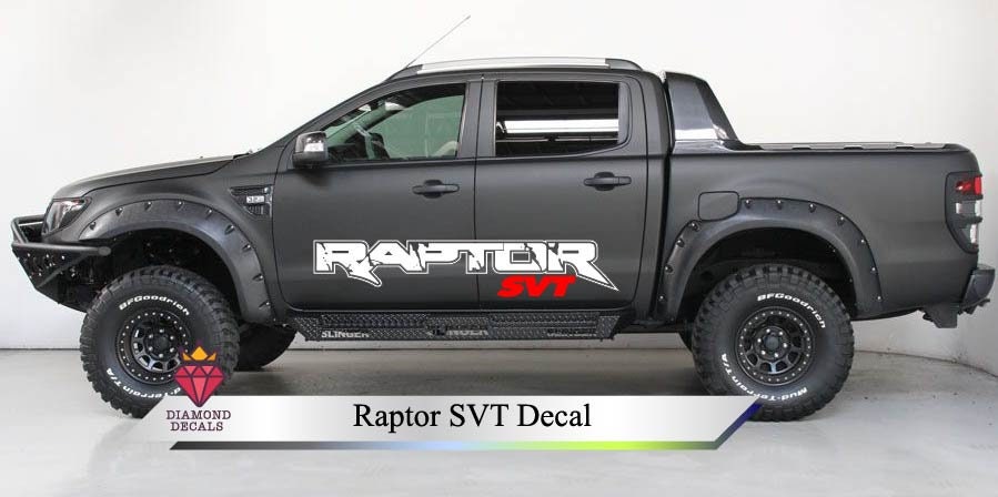 Ford Ranger Ranger Raptor SVT Side Decals Next Day Delivery Any Colour ...