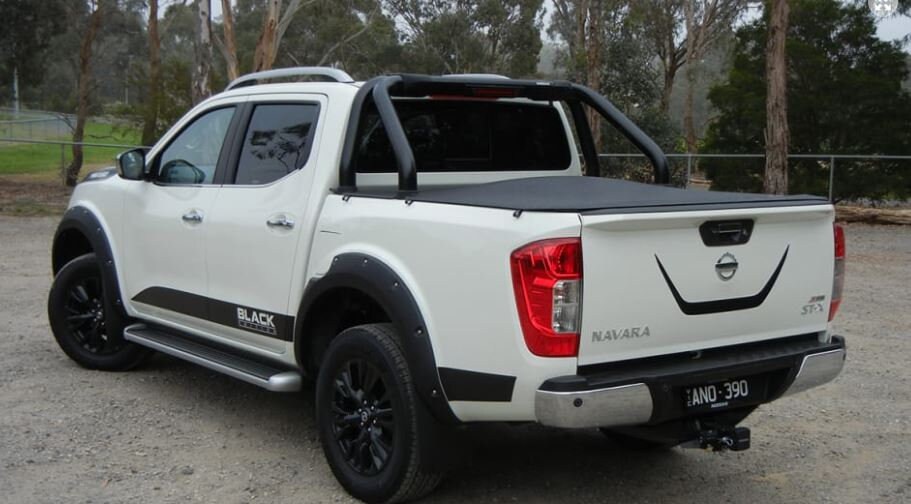Fits Nissan Navara Side Bonnet Rear Stripe Decals Graphics Stickers Any ...