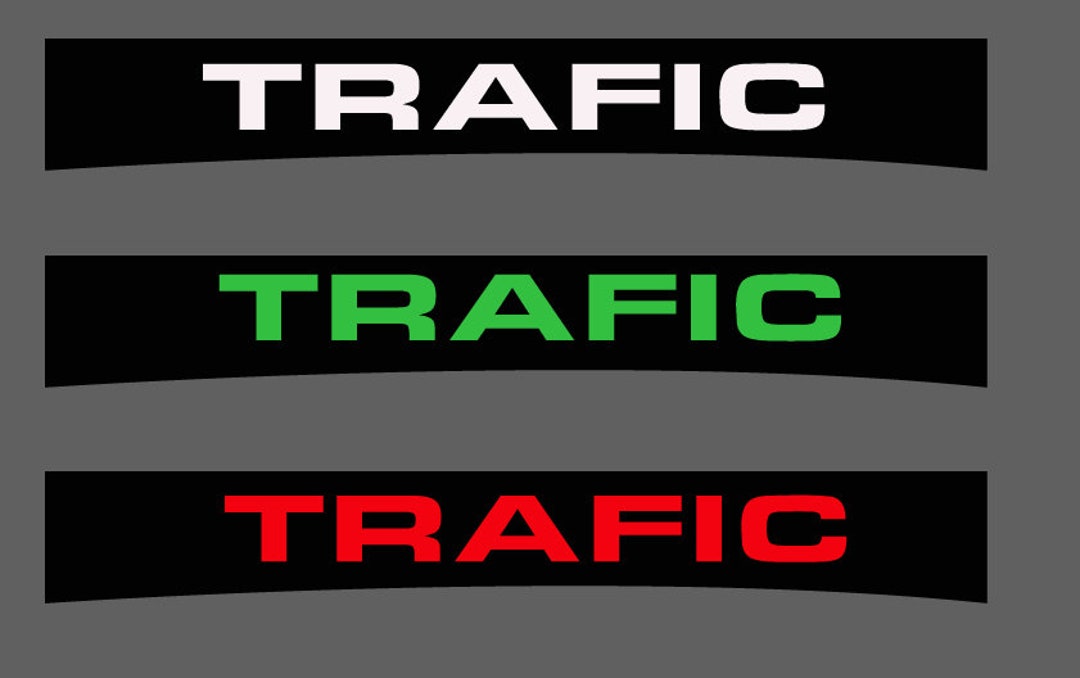 Renaulttrafic Sunstrip Sun Strip Vinyl Graphics Decals - Etsy