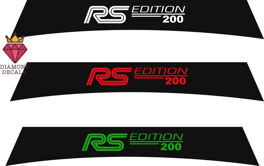 Transit Custom RS Edition Sunstrip Sun Strip Vinyl Graphics - Etsy