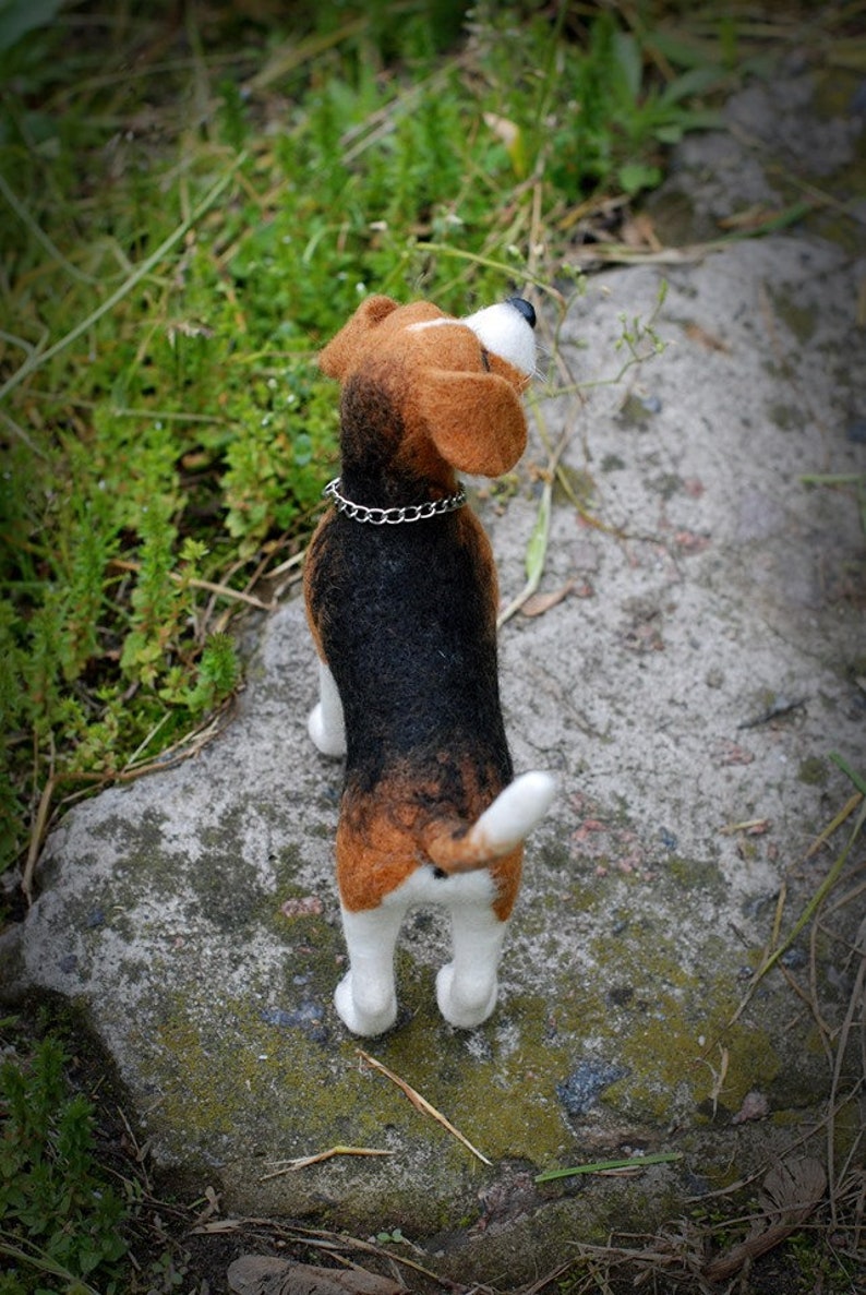 Beagle Gifts Felted Dog Miniature Needle Felted Animals Dog - Etsy