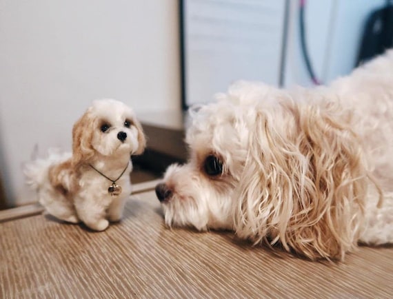 Custom Dog Portrait Realistic Dog Plush Felted Dog - Etsy