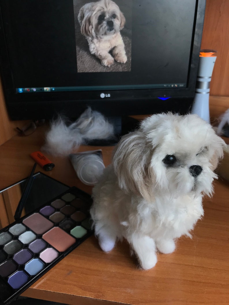 Custom Dog Portrait Realistic Dog Plush Felted Dog - Etsy