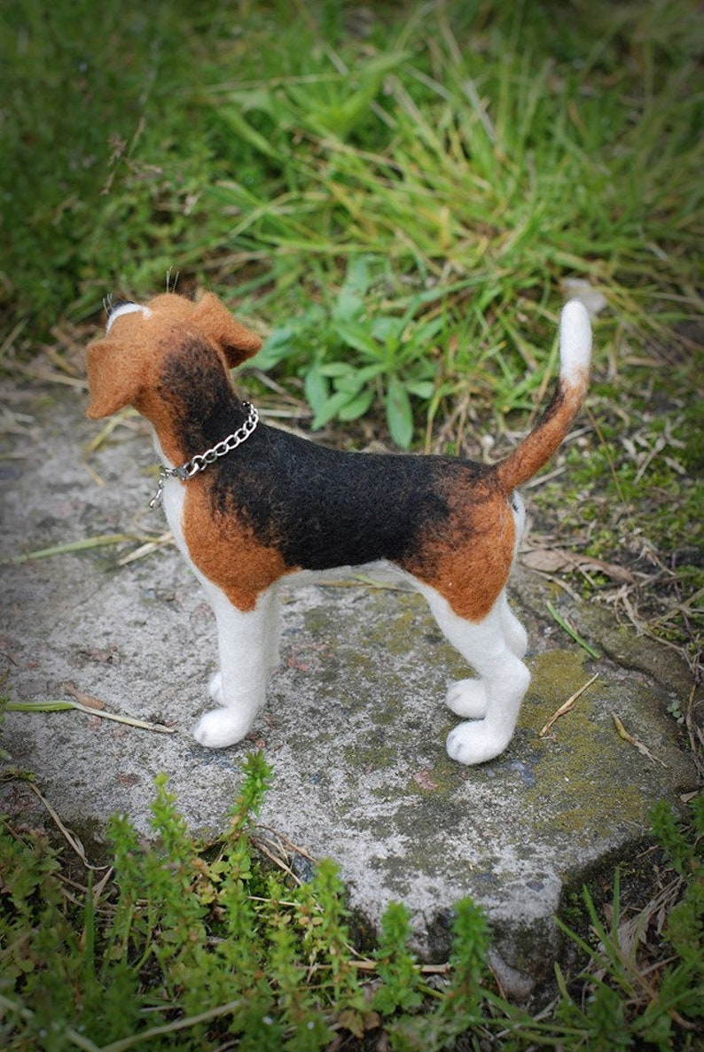 Beagle Gifts Felted Dog Miniature Needle Felted Animals Dog - Etsy