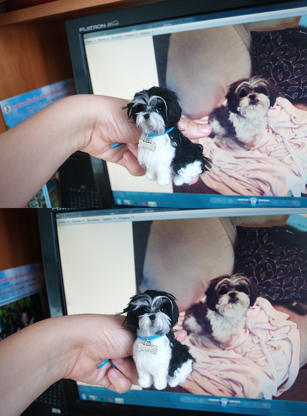 Custom Dog Portrait Realistic Dog Plush Felted Dog - Etsy Canada