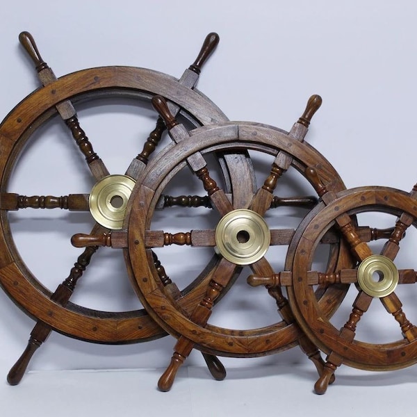 Wooden Ship Wheel - Etsy