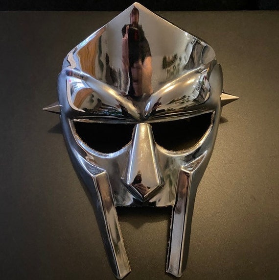 Medieval MF Doom Gladiator Face Mask Golden Finish Brass, 50% OFF