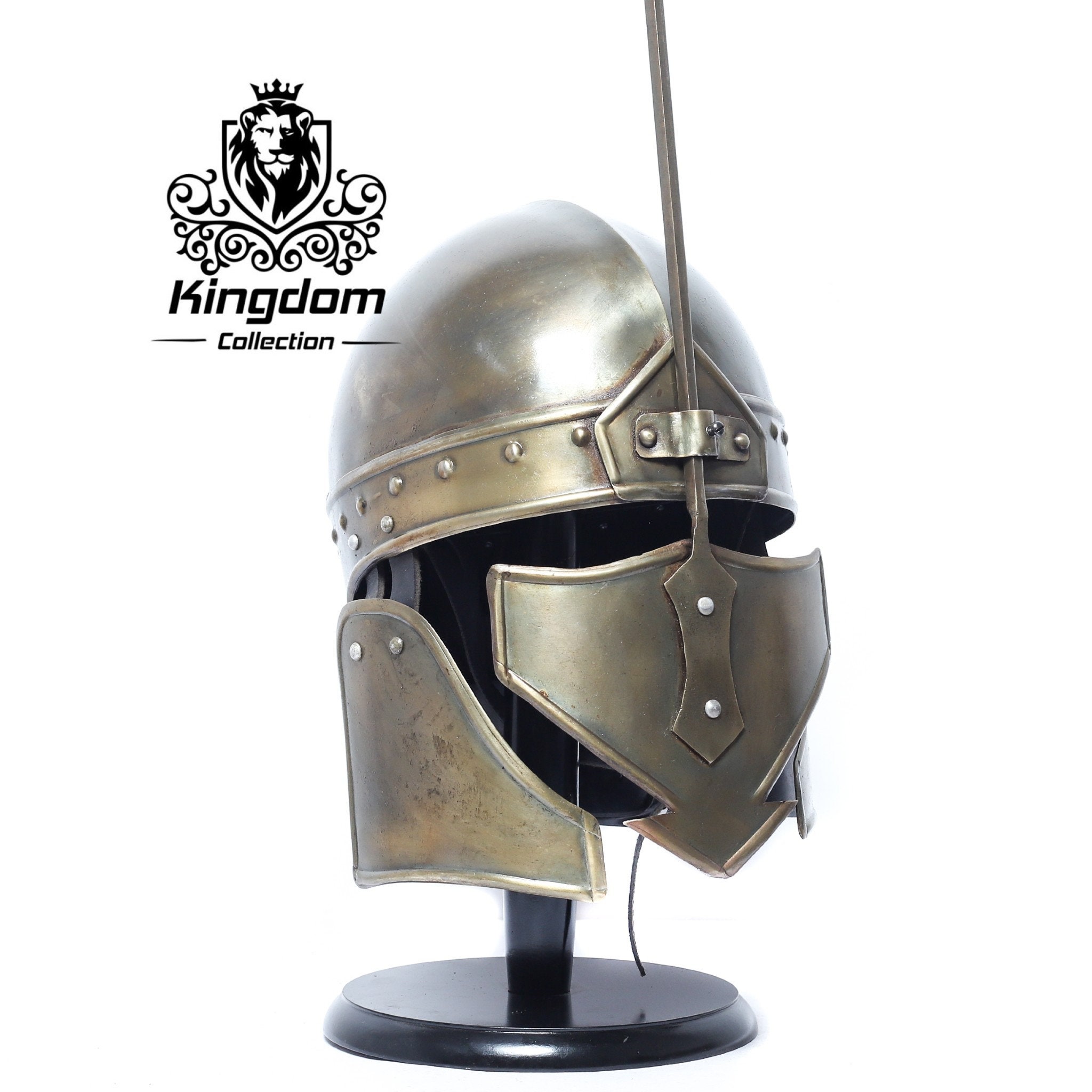 New Style Medieval Battle Helmet Knight Warrior Helmet Fully | Etsy