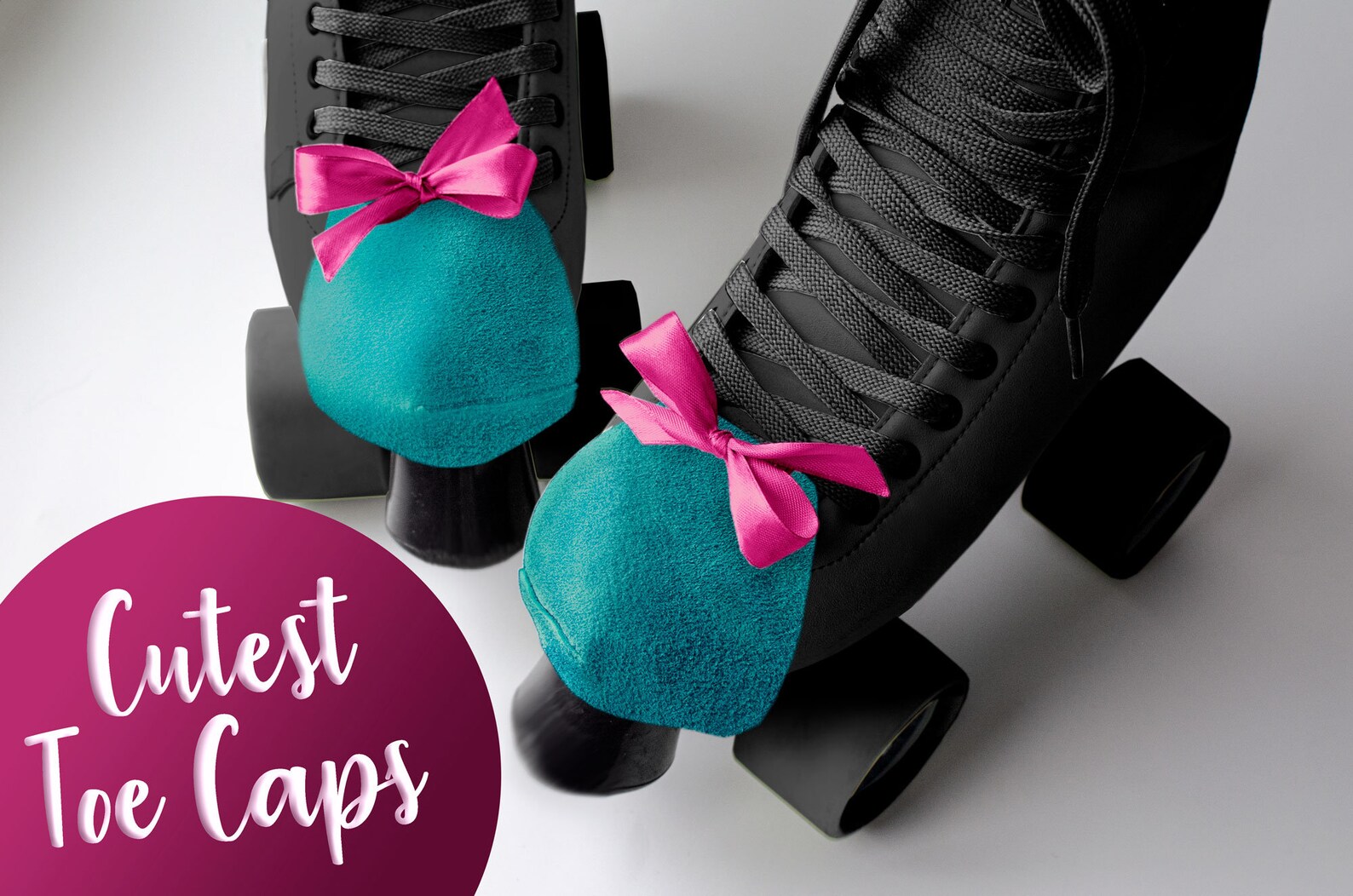 Roller Skate Toe Guards With Ribbon, Leather or Faux Leather Toe Caps ...