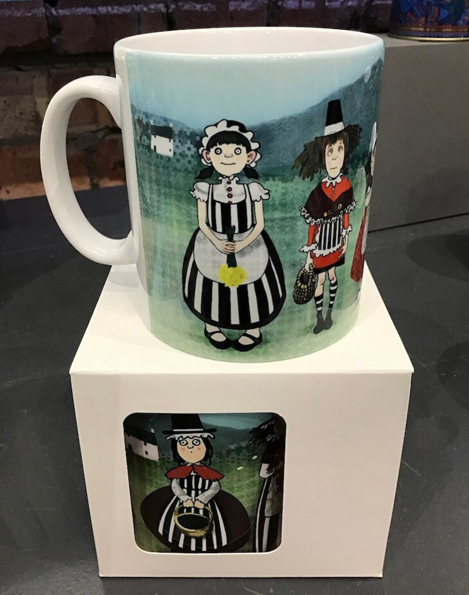 Printed Ceramic Mug Welsh Ladies Hillside by Odwen Gift - Etsy UK