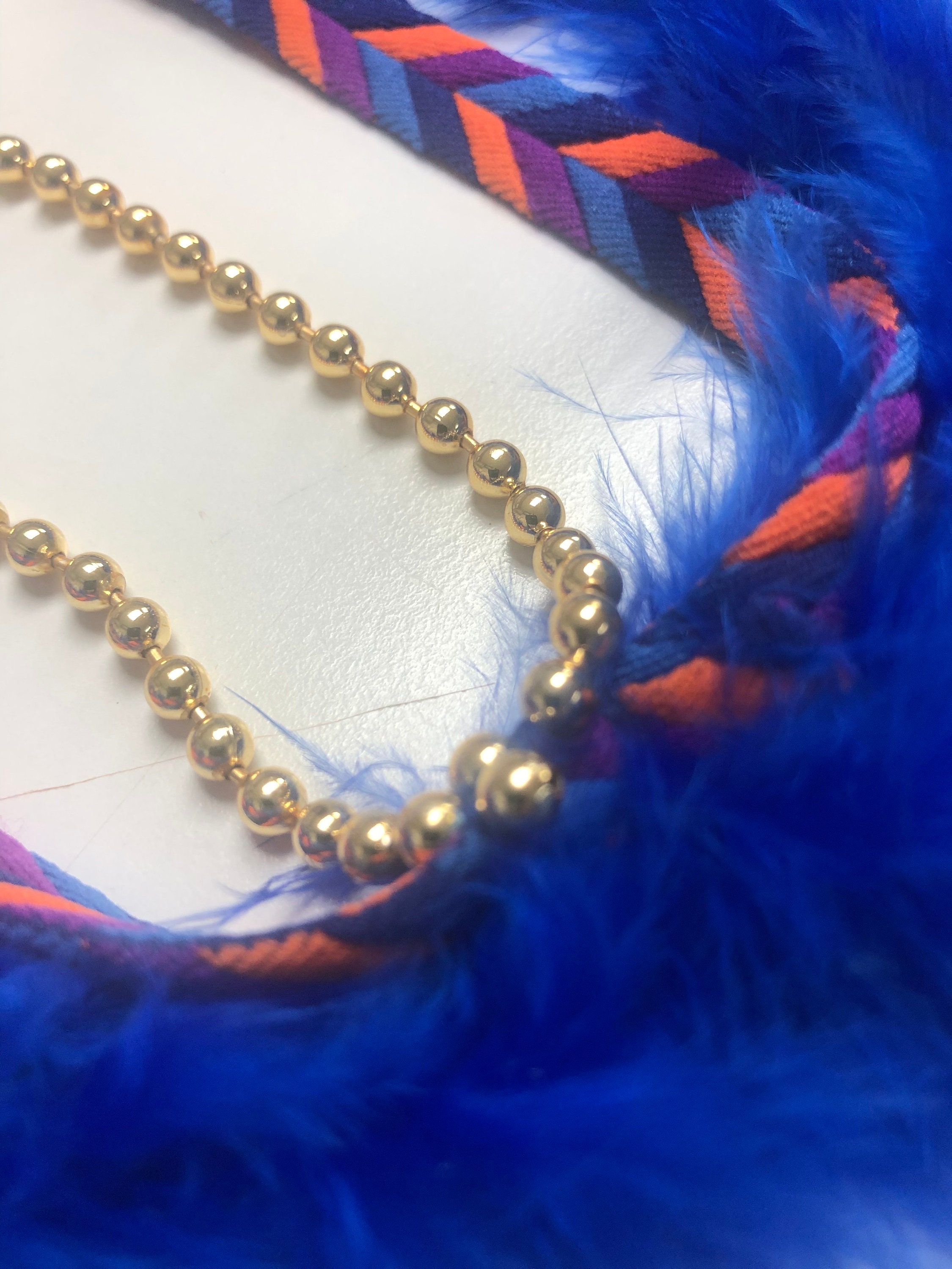 Ostrich Feather Boa Necklace,long Multistrand Scarf,designer Scarf ...