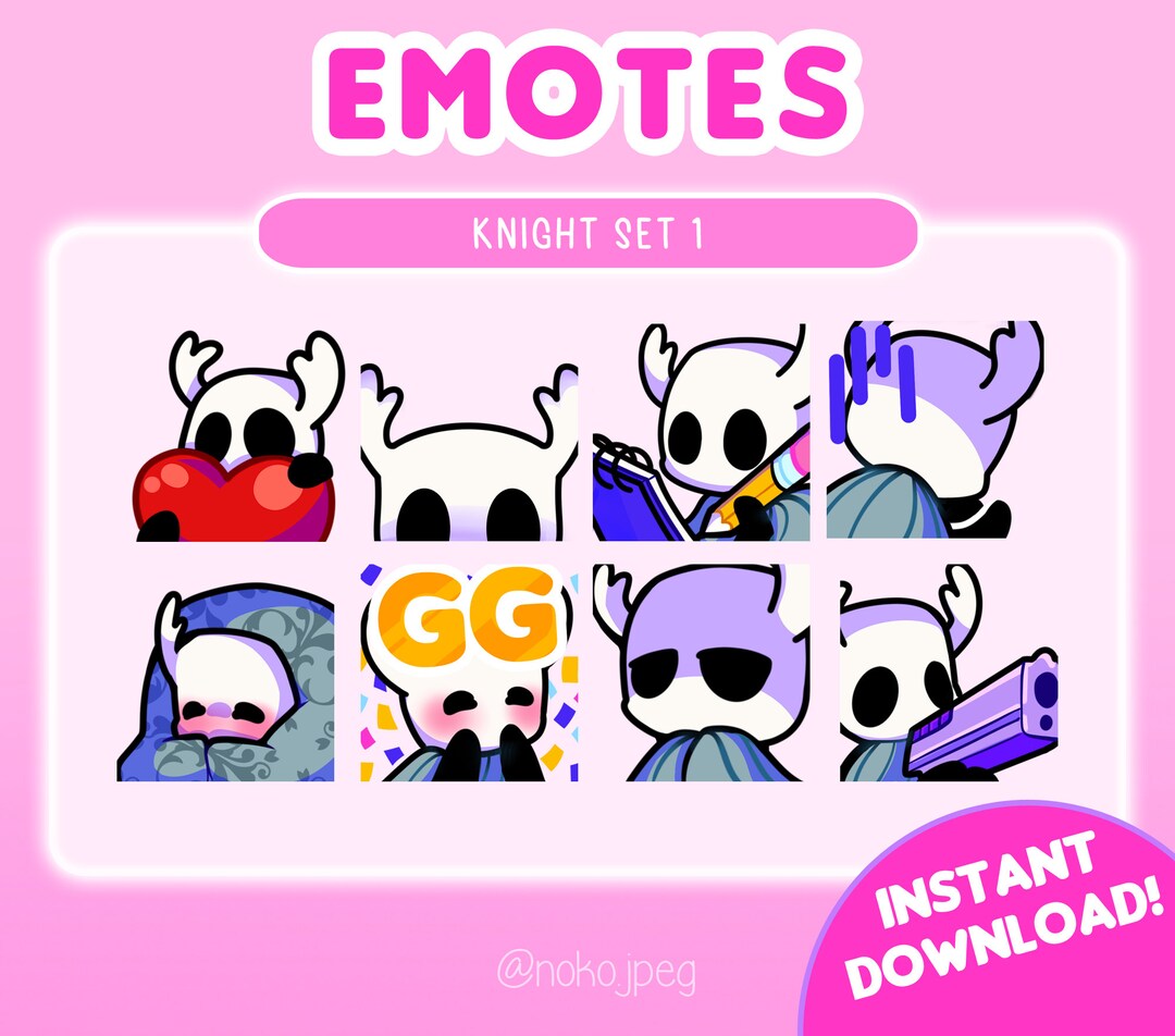 8 Knight Emotes SET for Twitch & Discord - Etsy