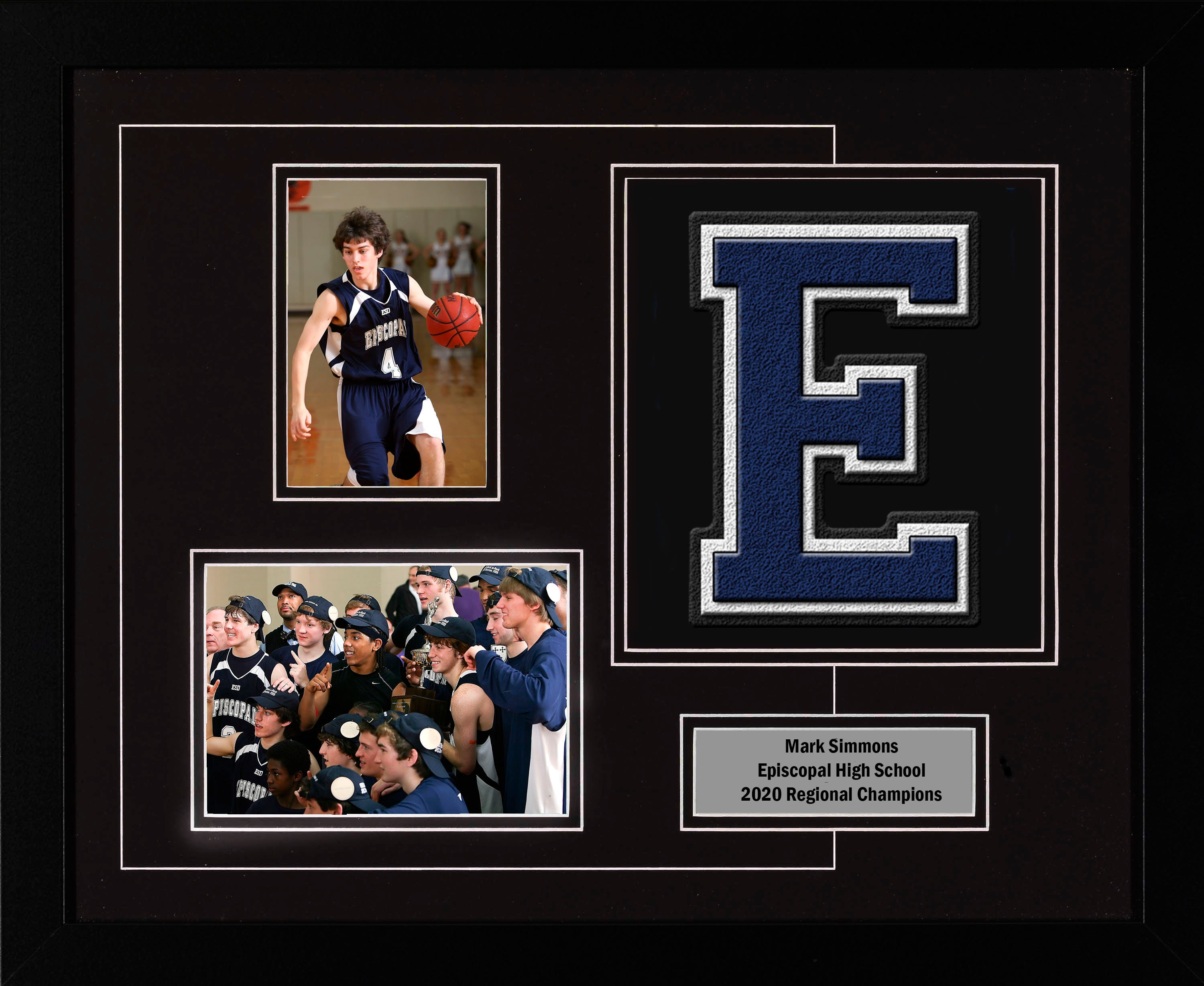 Varsity Letter Framing With 2 Pictures - Create Memorabilia for Your ...
