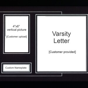 Varsity Letter Framing - Create Memorabilia for Your Special Athlete - Etsy