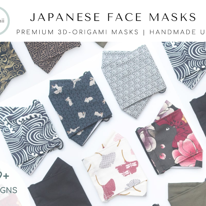 Japanese Face Mask - Etsy