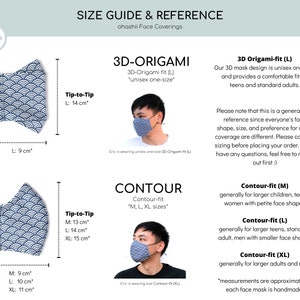 3D Kumo: Japanese Premium Origami Adult Face Mask | Black & Gold Cloud ...