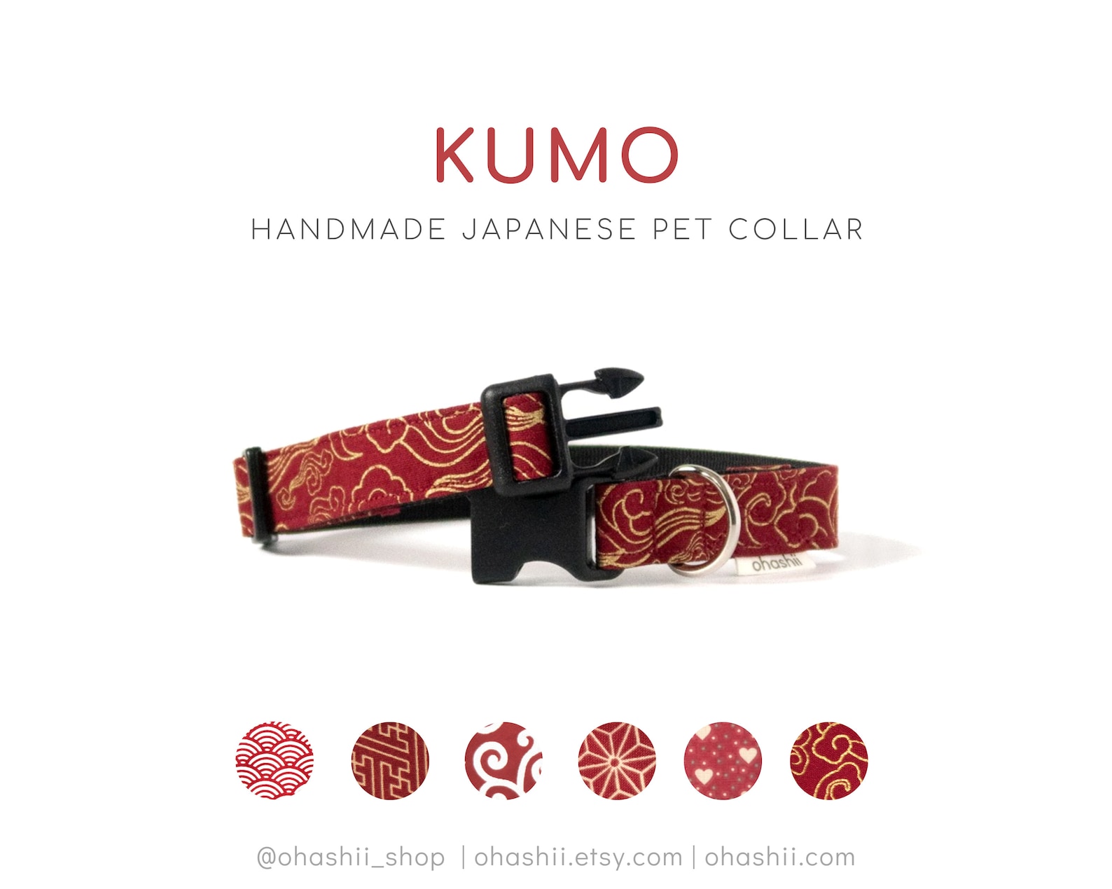 Japanese Pet Collar | Premium Japanese Dog & Cat Collar | 70+ Unique ...