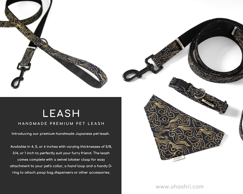 KUMO Pet Leash | Premium Japanese Dog Leash | 70+ Unique Cute Dog Leash ...