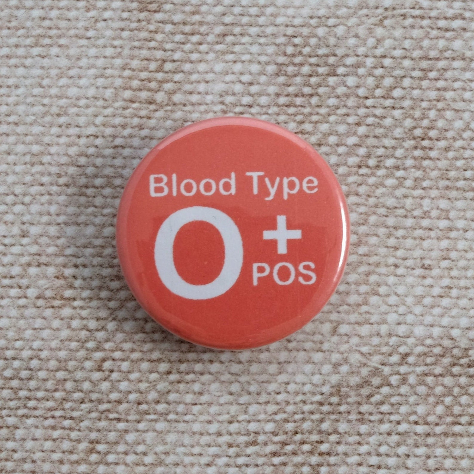 Blood Type Button Badges or Keyring - Etsy.de