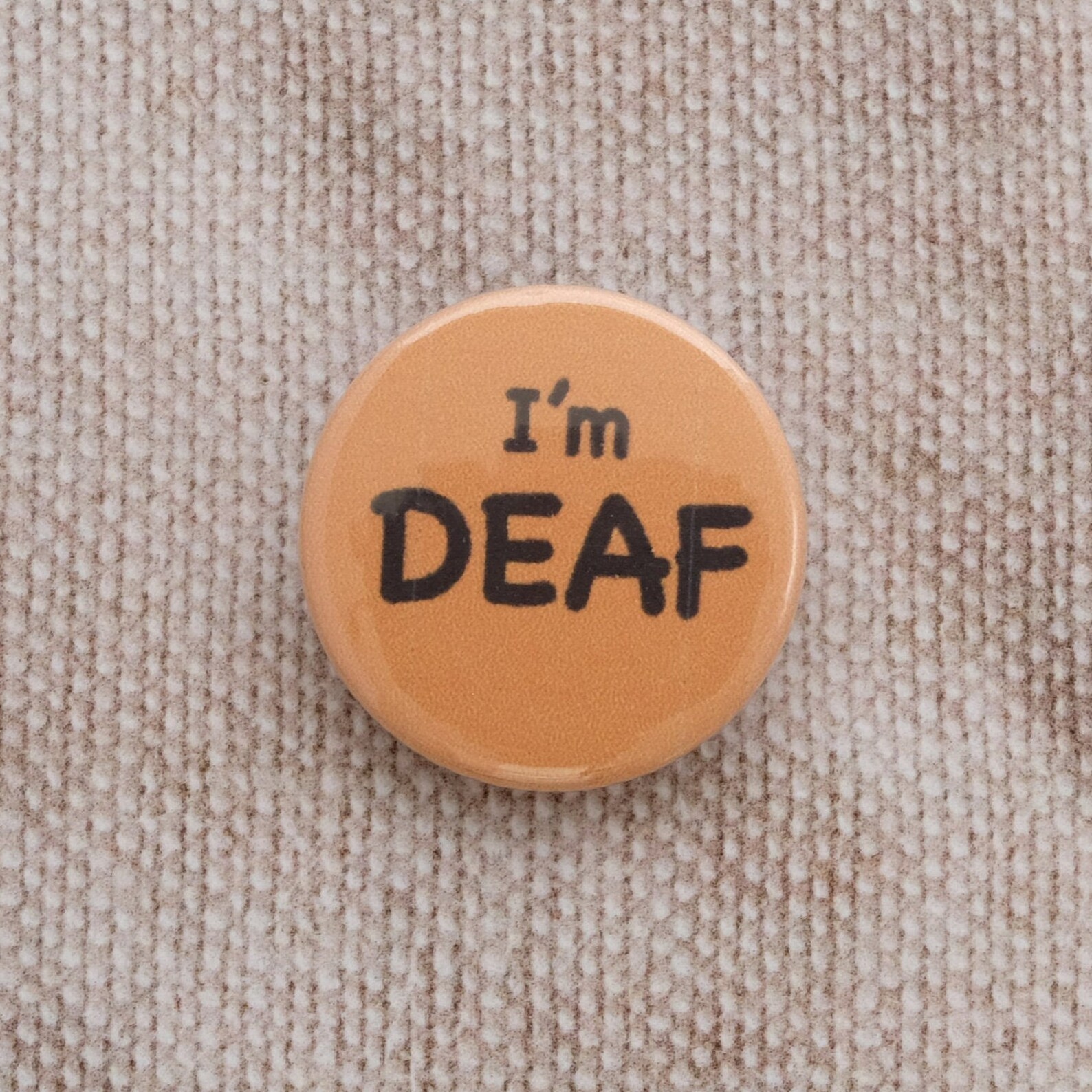 Je suis sourd Bouton badges - Etsy France