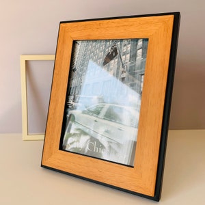 LIGHT WOOD FRAME, Multi Woods Frame With Black and Tan Trim, City Chic ...