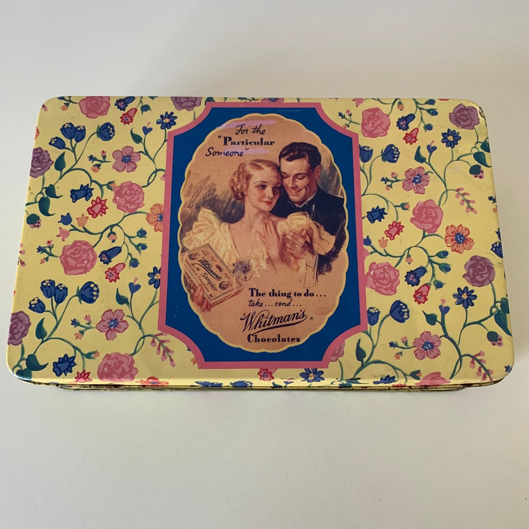 WHITMANS CHOCOLATES TIN Box, 1992 Whitman's Chocolates Vintage Lidded ...
