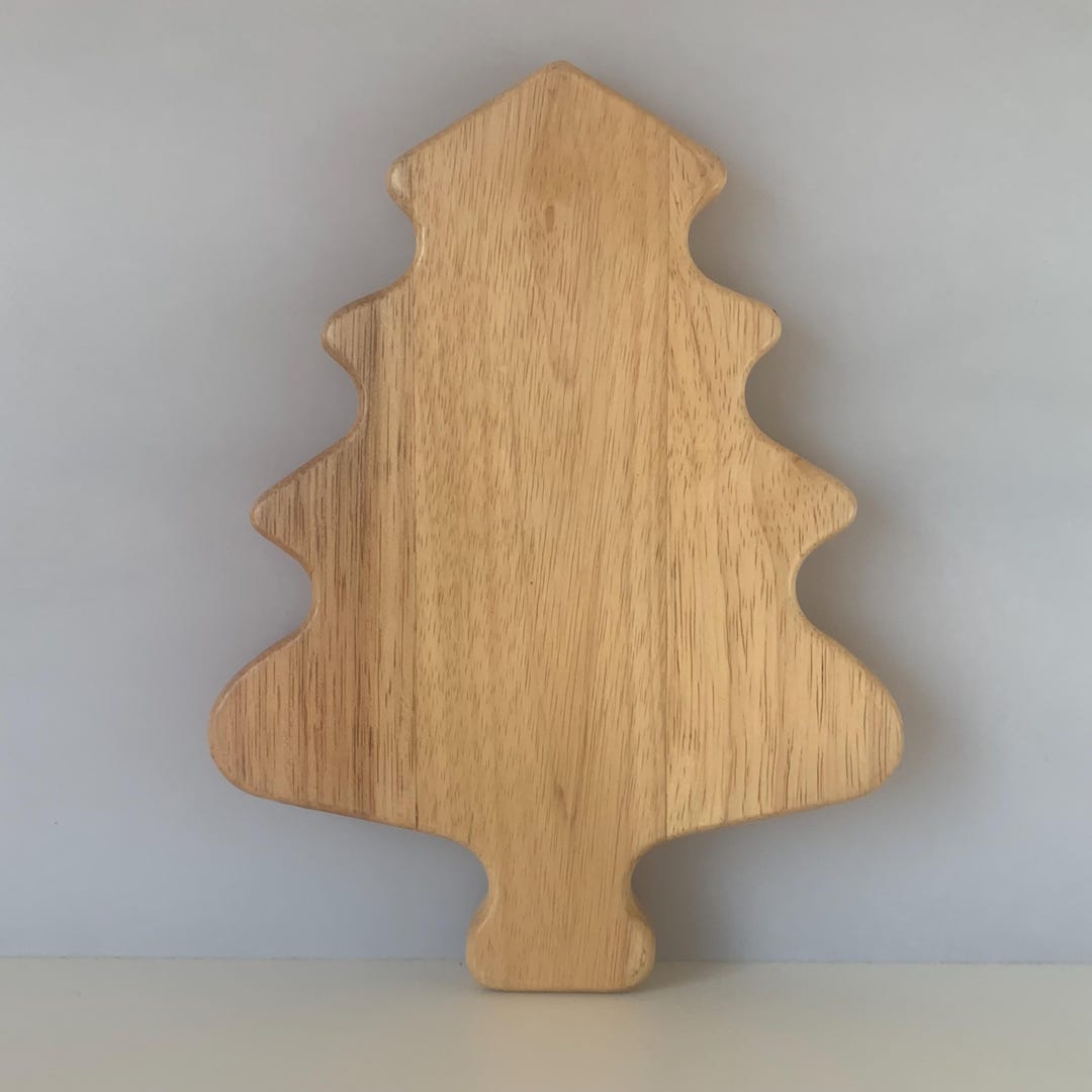 TREE SHAPE BOARD, Pine Tree Shaped Cutting Board, Wood Board, Christmas ...