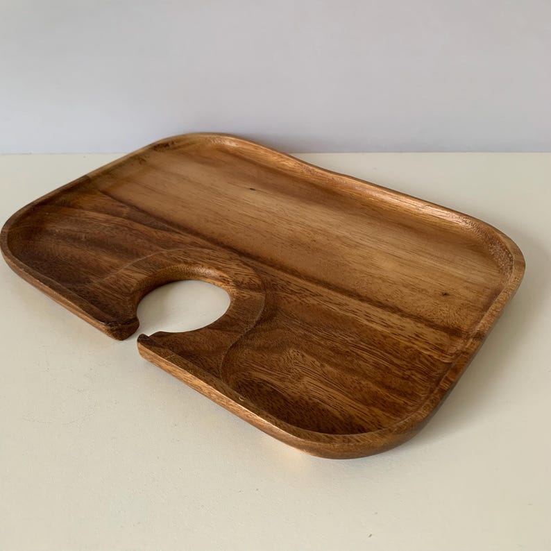 4 WOOD MINGLING TRAYS, Pierre's Pantry Wood Mingling Appetizer Wine ...