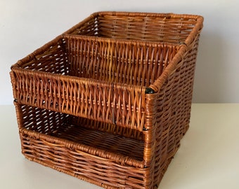 Wicker Letter Holder | Etsy